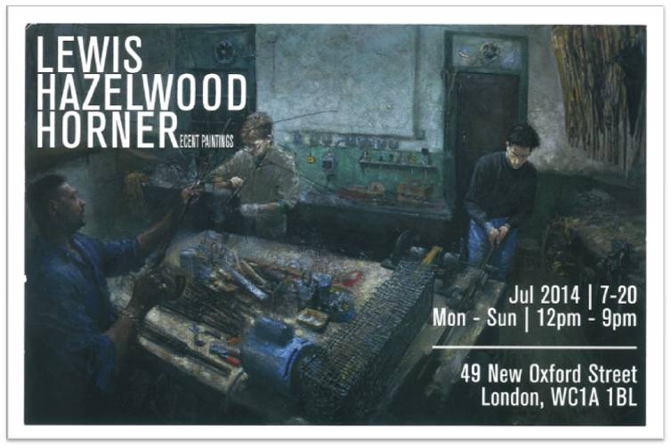 Artist in Residence: Lewis Hazelwood Horner at James Smith & Sons ...
